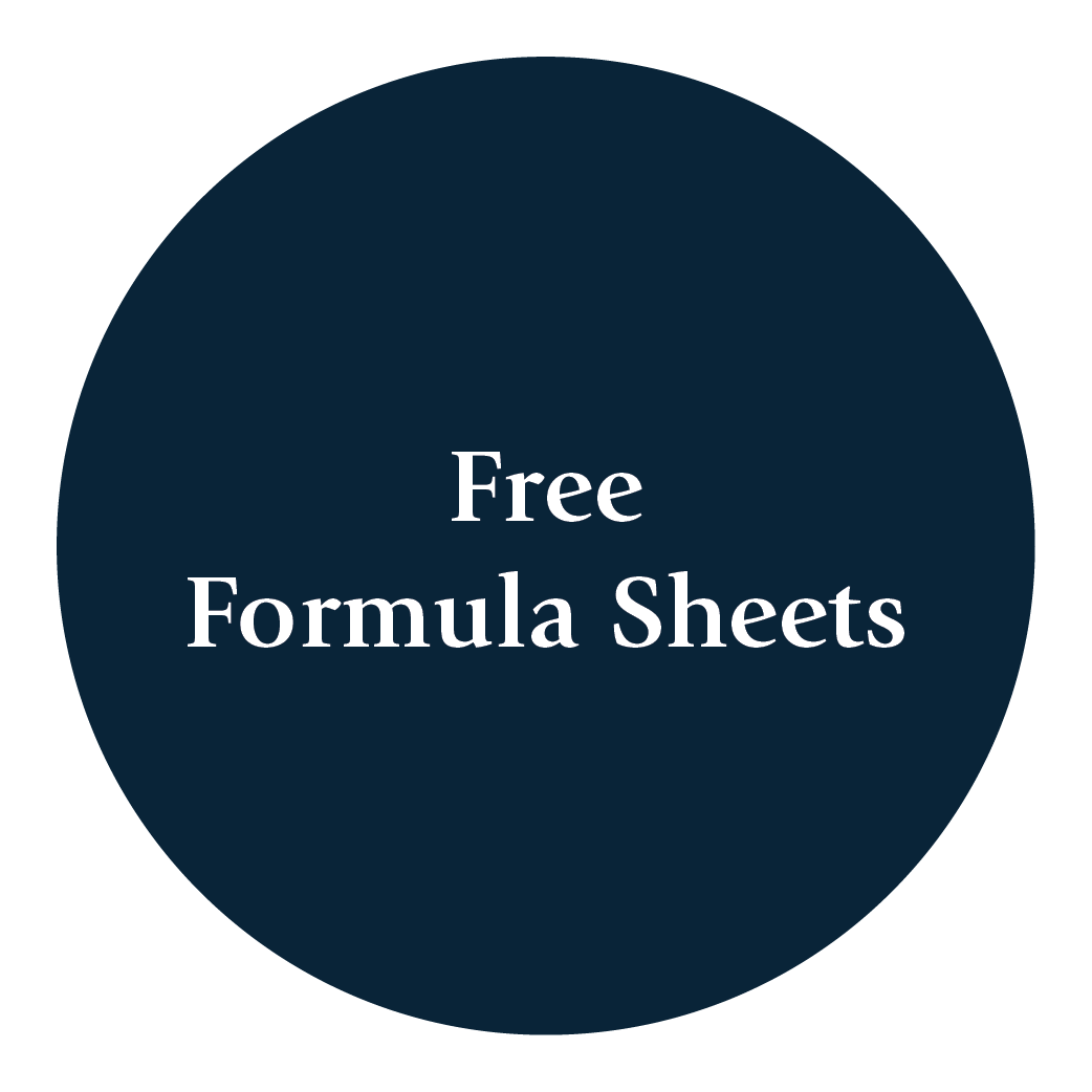 Formula and Review Sheets